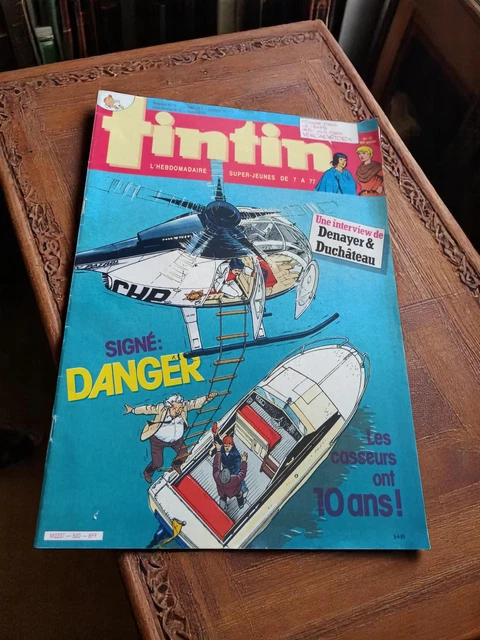 MAGAZINE TINTIN VINTAGE - Numéro Collector Rare - Édition Ancienne EUR ...