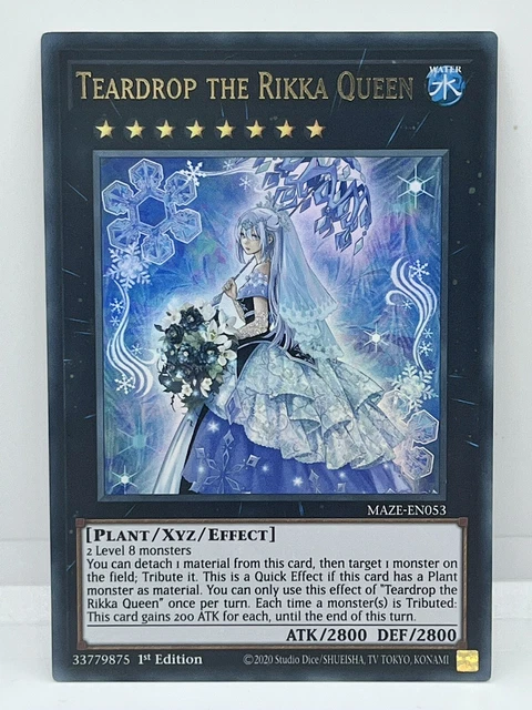YUGIOH MAZE OF Memories Teardrop The Rikka Queen Ultra Rare Maze-En053 EUR 3,88 - PicClick IT