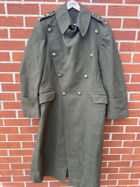 ORIGINAL WW2 BRITISH Army Officers Greatcoat Captain Named 1941 Dated ...