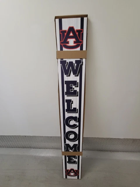 48& LARGE VERTICAL WELCOME Sign Rustic Wood Alabama Farmhouse Porch ...