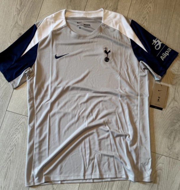 BNWT NIKE TOTTENHAM Spurs 25/26 NEW DRI-FIT STRIKE training Top Grey ...