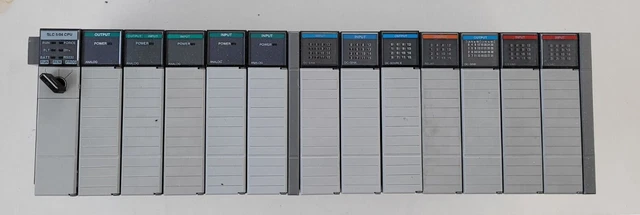 ALLEN BRADLEY PLC 12 Slot Rack Loaded $420.00 - PicClick