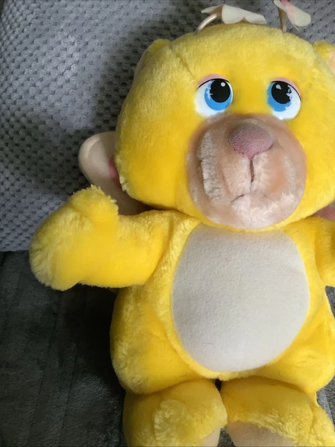 WUZZELS BUTTERBEAR 10& Plush Soft Toy 1984 Disney Children's Retro ...
