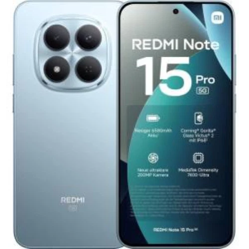 XIAOMI REDMI NOTE 15 Pro 5G 8+256Gb 6.83" Glacier Blue Europa EUR 334 ...