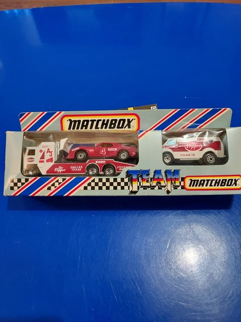 MATCHBOX CONVOY DR Pepper Race Team(1984). £65.11 - PicClick UK