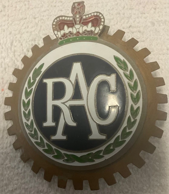 ***VINTAGE RARE RAC Royal Automobile Club Spectacular Original Badge ...