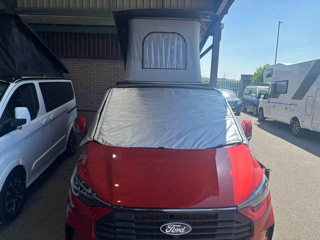 FORD TRANSIT CUSTOM Phase 2 2025 Nugget Thermal Windscreen Cover Colour ...