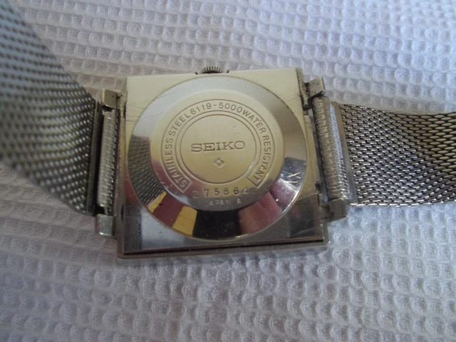 MONTRE SEIKO 5 automatique, 6119-5000, Mannathan, vintage. EUR 290,00 - PicClick FR