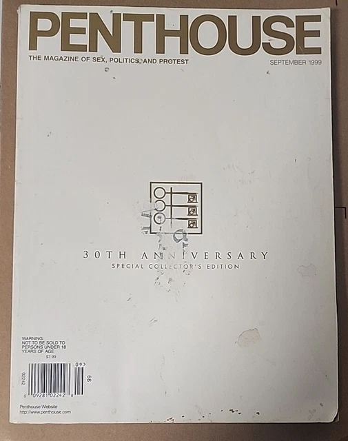 PENTHOUSE MAGAZINE 30TH Anniversary Edition Sept. 1999 £34.85 - PicClick UK