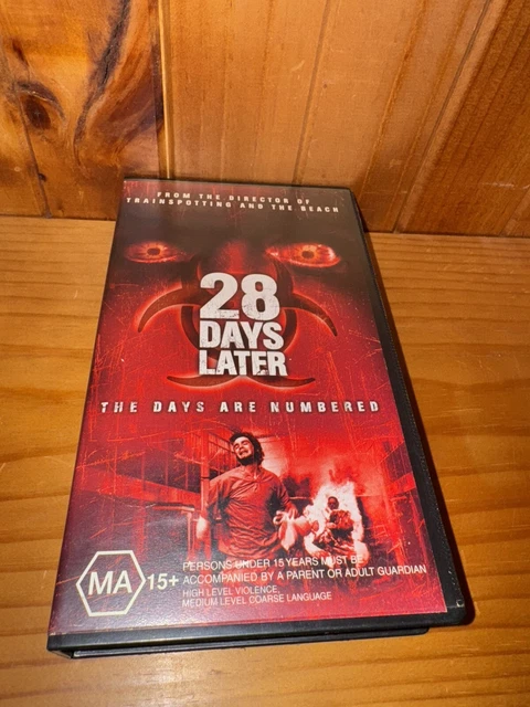 28 DAYS LATER VHS horror Rare $26.99 - PicClick AU