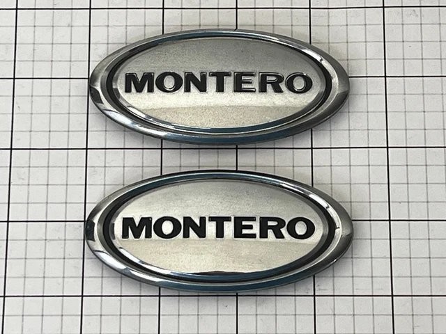 MITSUBISHI MONTERO FENDER Emblem Badge Symbol Logo Set Of 2 Left Right ...