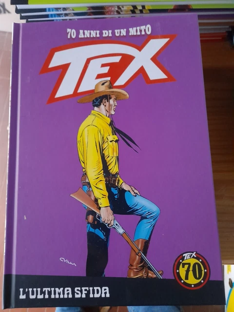 TEX 70 ANNI di un mito numero 8 : L'Ultima Sfida...cartonato...ottimo ...