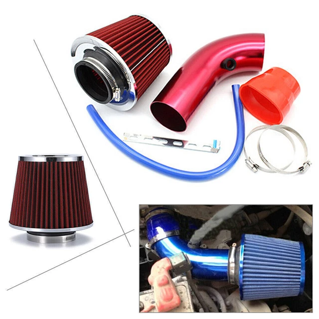 CAR COLD AIR Intake Filter Induction Kit Pipe Power Flow Hose System ...