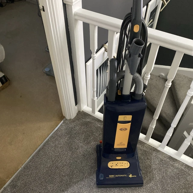 SEBO AUTOMATIC X4 Extra Upright Vacuum Cleaner hospital grade hepa ...