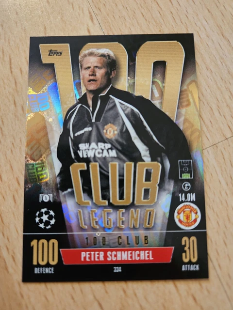 SCHMEICHEL HUNDRED 100 CLUB Match Attax EXTRA 2023/2024 Champions ...
