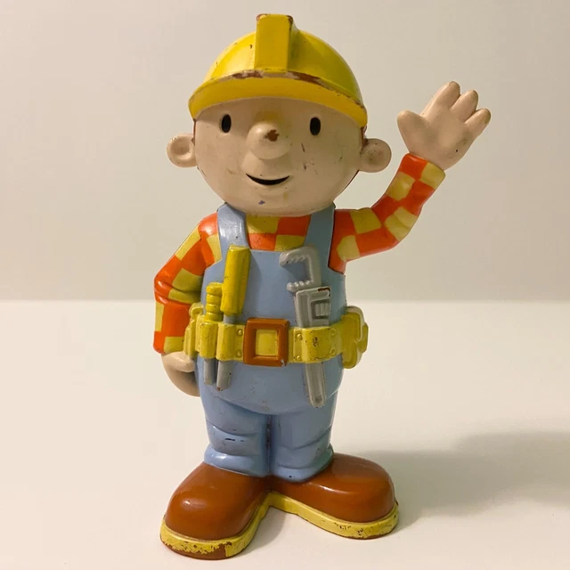 VINTAGE 2001 BOB The Builder Action Figure 5" Tall Hasbro Toy $10.16 ...
