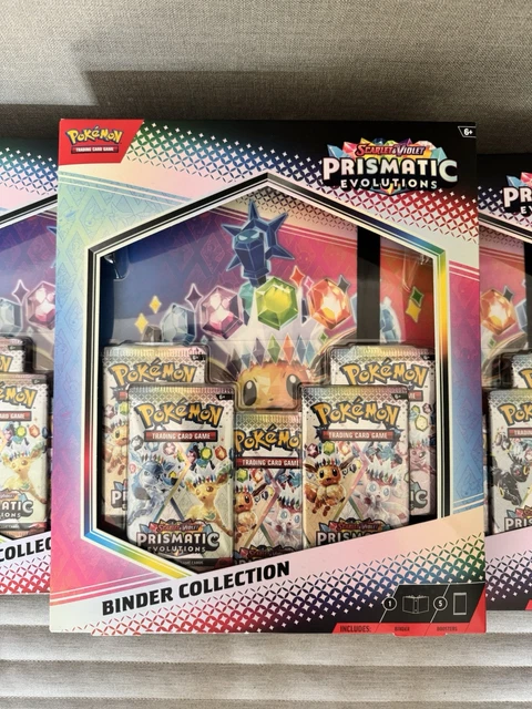 PRISMATIC EVOLUTIONS BINDER Collection - Pokémon TCG - New & Sealed £43 ...