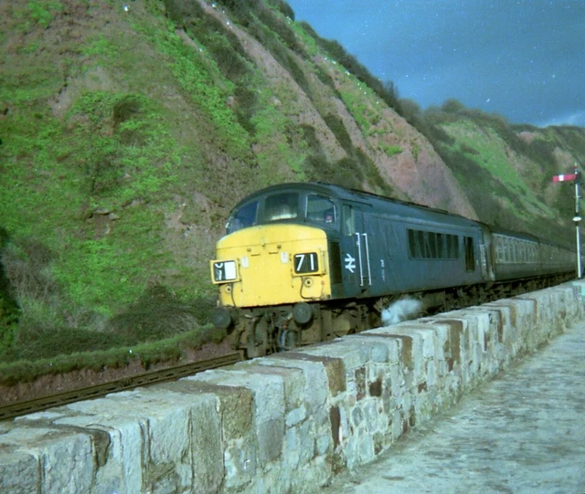 ORIGINAL RAILWAY negative class 45/no 71 Dawlish 1970 £4.99 - PicClick UK
