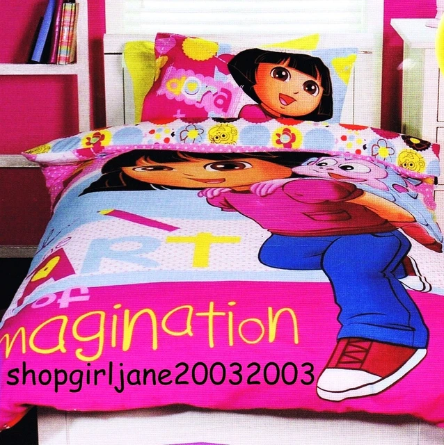 DORA THE EXPLORER How Many Butterflies - Double/Full Bed Quilt Doona ...