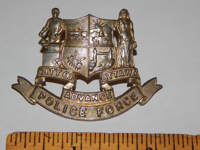 VINTAGE CITY OF Ottawa Advance Police Force Badge $30.00 - PicClick CA