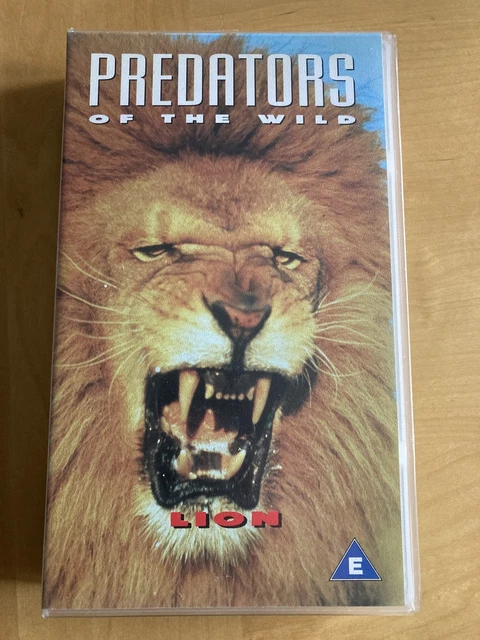 PREDATORS OF THE Wild- Lion (VHS/SUR) £3.84 - PicClick UK
