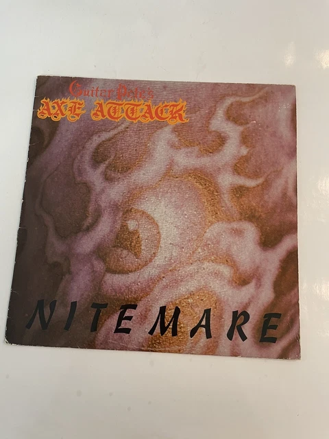 GUITAR PETE’S AXE Attack Rare 1986 Heavy Metal Thrash Ramones Vinyl ...