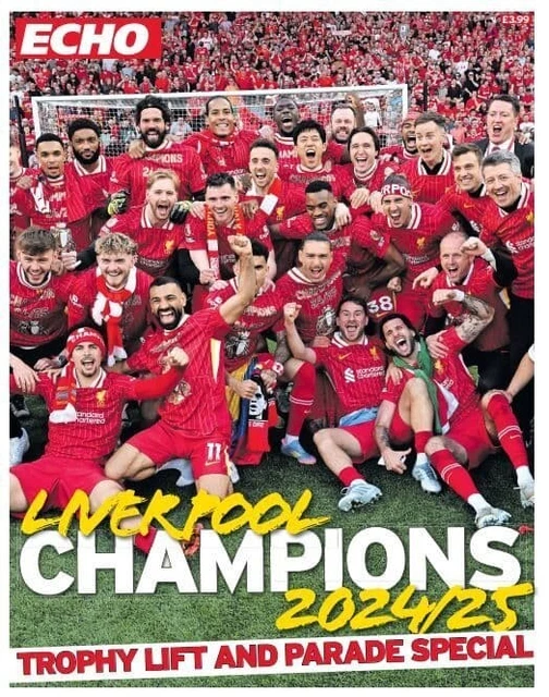 LIVERPOOL ECHO - Liverpool Champions 2024/25 Trophy Lift & Parade ...