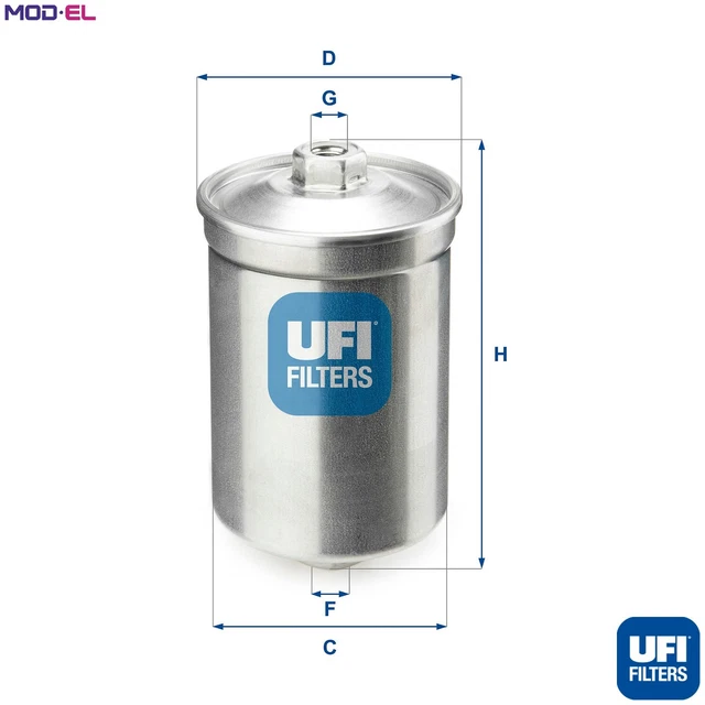 FUEL FILTER 31.502.00 FOR GAZ PANTHER TVR VW GOLF/Cabriolet FERRARI ...