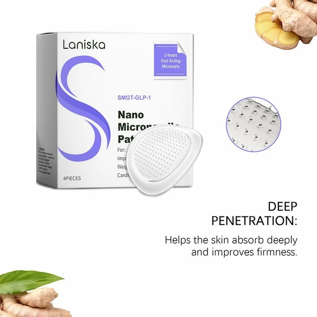 LANISKA NANO MICRO-NEEDLE Patch, SMGT-GLP-1 Patch - Women &Men Lose ...