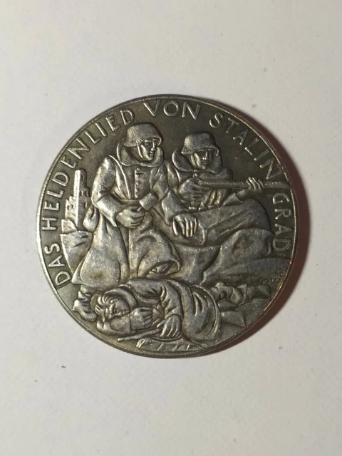 PIECE HITLER 1943 10RM Reichsmark Stalingrad Bataille Battle Coin ww2 ...