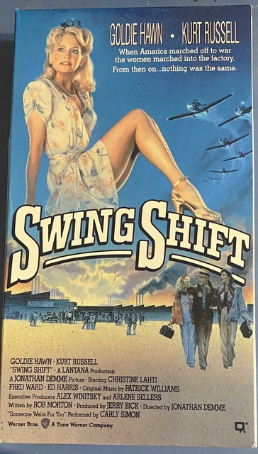 SWING SHIFT VHS Kurt Russell, Goldie Hawn, Christine Lahti, Fred Ward £ ...