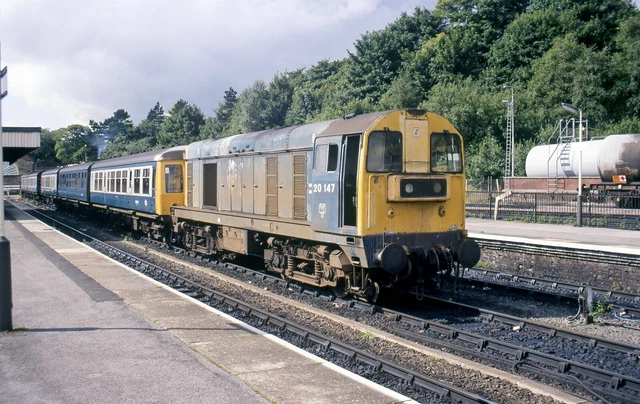 ORIGINAL 35MM SLIDE BR Class 20 no. 20147 at Buxton +rights for use £4. ...