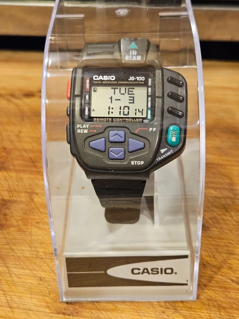 CASIO CYBER CROSS JG-100 Super GAME Optical Communication Watch From ...