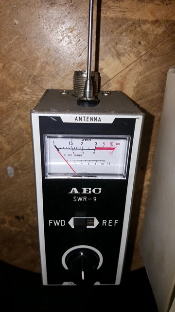 70S VINTAGE AEC Standing Wave Bridge & Field Strength Indicator SWR-9 ...