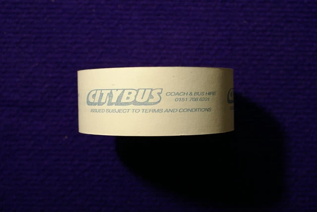 LIVERPOOL CITYBUS CONDUCTOR Clippy Ticket Machine Roll £20.00 - PicClick UK