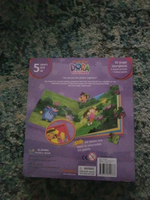 NICKELODEON DORA THE Explorer Sliding Puzzle Story Book Kids Toys EUR 0 ...