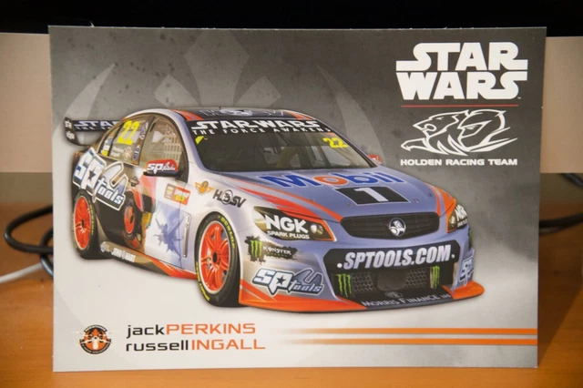 JACK PERKINS/RUSSELL INGALL #22 Star Wars/Mobil 1 HRT V8 Supercar ...