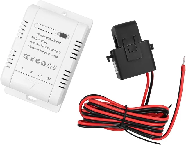SMART METER ENERGY Monitor Bi-Directional Detection Wifi Power Monitors ...
