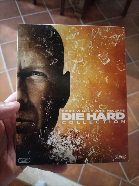 DIE HARD COLLECTION Bruce Willis Cofanetto 4 Bluray + Dvd + Libro Come ...
