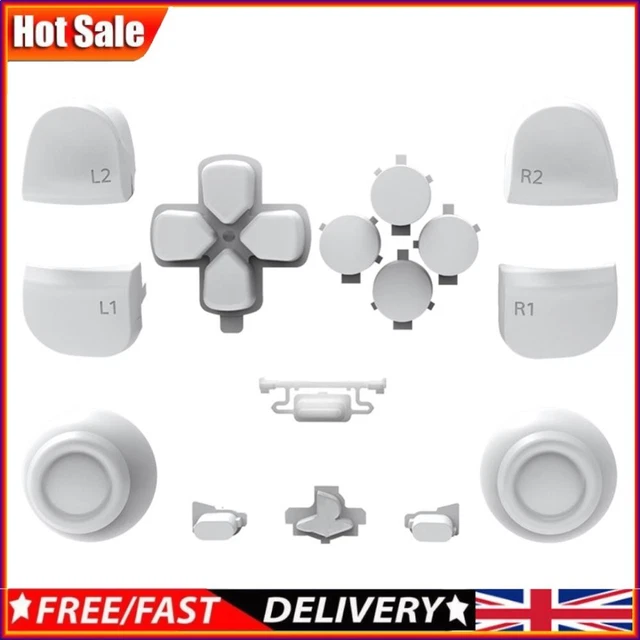 FOR REPLACEMENT Button Full Set for PS5 Controller Parts (White) ~ £5. ...