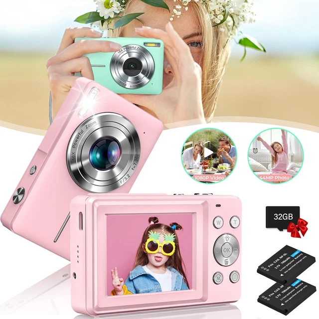 DIGITALKAMERA FOTOKAMERA FHD 1080P 44MP Fotoapparat 16X Digitalzoom ...