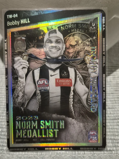 2024 AFL TEAMCOACH Bobby Hill Norm Smith Medal Trophy Wildcard TW-04 ...