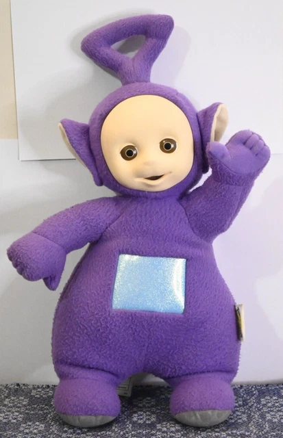 VINTAGE 1998 HASBRO Teletubbies 16" Tinky Winky talking plush toy ...