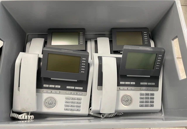 5X SIEMENS OPENSTAGE 40 HFA IP Systemtelefon / Telephone - Konvolut EUR ...