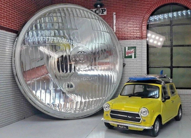 AUSTIN MORRIS MINI Ford Escort Mk1 Mexico Classic Headlight Headlamp ...