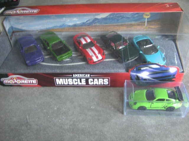 PACK MAJORETTE Porsche 911 -boxter-Challenger -Ford mustang dodge Viper ...