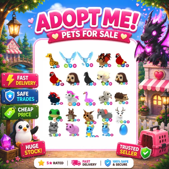 ADOPT ME PETS FR NEON MEGA💎 - Cheapest Prices 🔒- Fast Trade (READ DESC ...