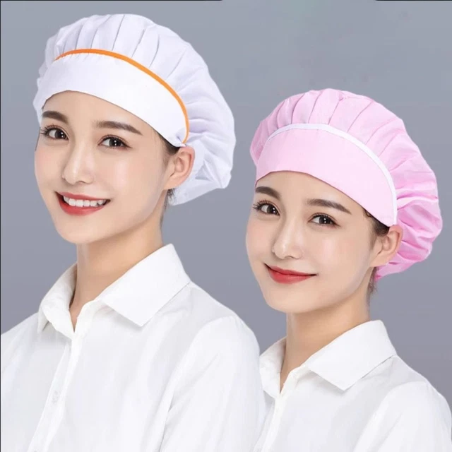 SMOKE-PROOF DUST WORK Hat Mesh Cooking Hygienic Cap Chef Hat Canteen ...