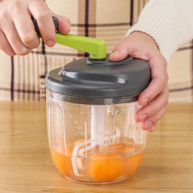 HAND CHOPPER, MANUAL Food Chopper, Hand Crank Onion Spinner, Food ...
