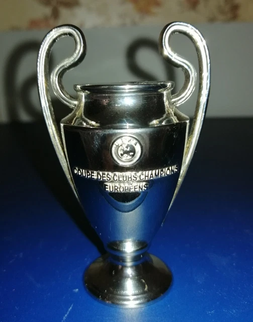 UEFA CHAMPIONS LEAGUE Trophy Replica Mini " 80 mm " UEFA 1996 Silver £ ...